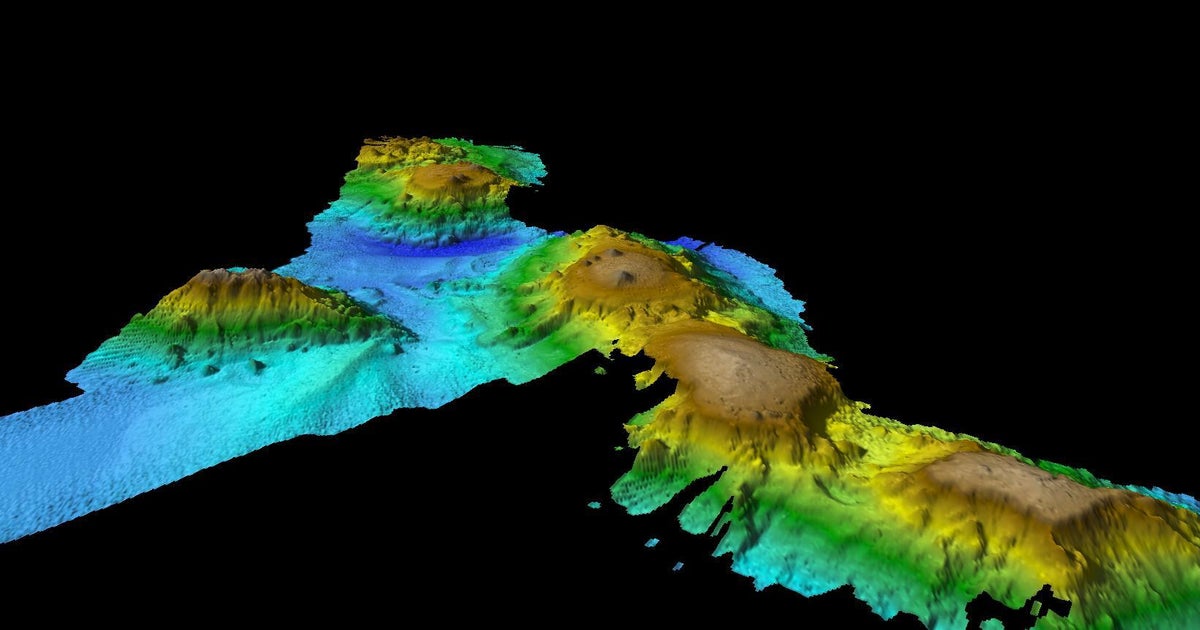 Underwater volcano chain discovered off coast of Tasmania, Australia ...