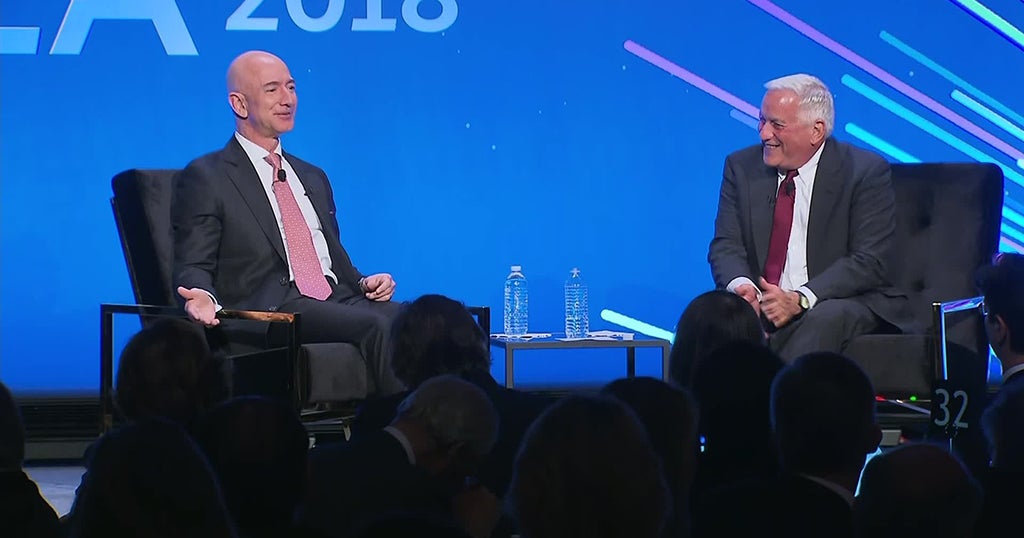 Jeff Bezos Says He's Choosing Amazon HQ2 Location With His Heart - CBS ...