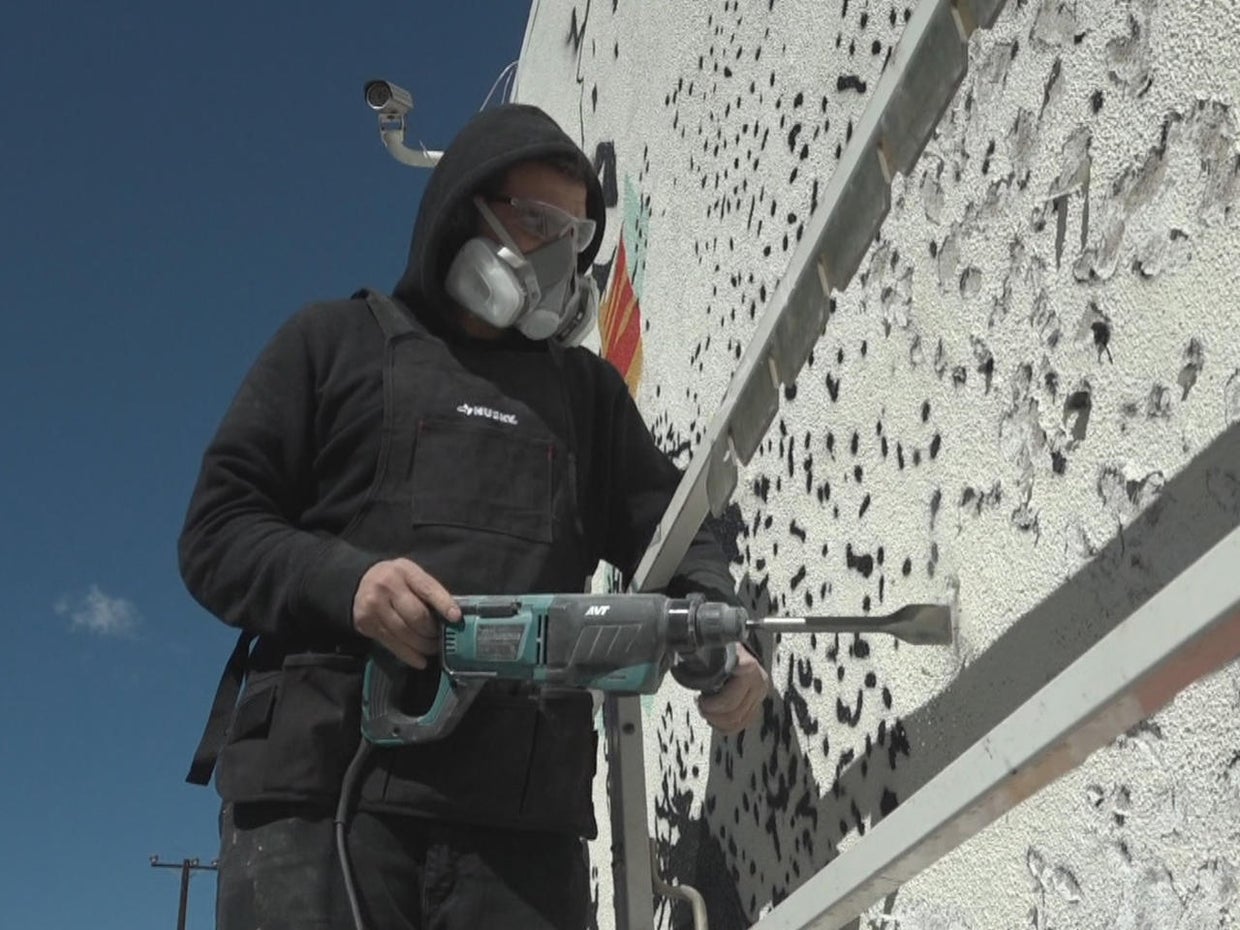 The chiseled portraits of street artist Alexandre Farto a.k.a. Vhils