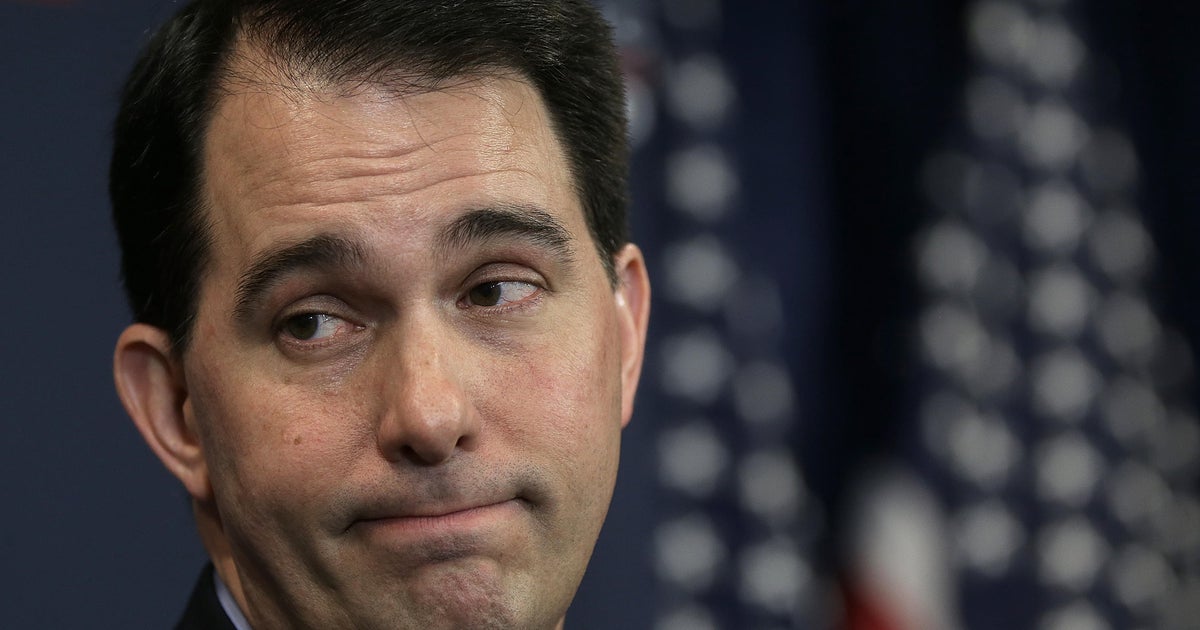 Wisconsin's Republican Governor Scott Walker can't ask for a recount ...