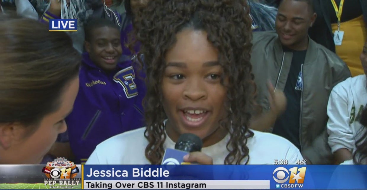 CBS 11 Pep Rally: Everman High School