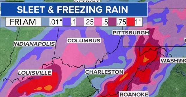 Tracking the first winter storm of the season - CBS News