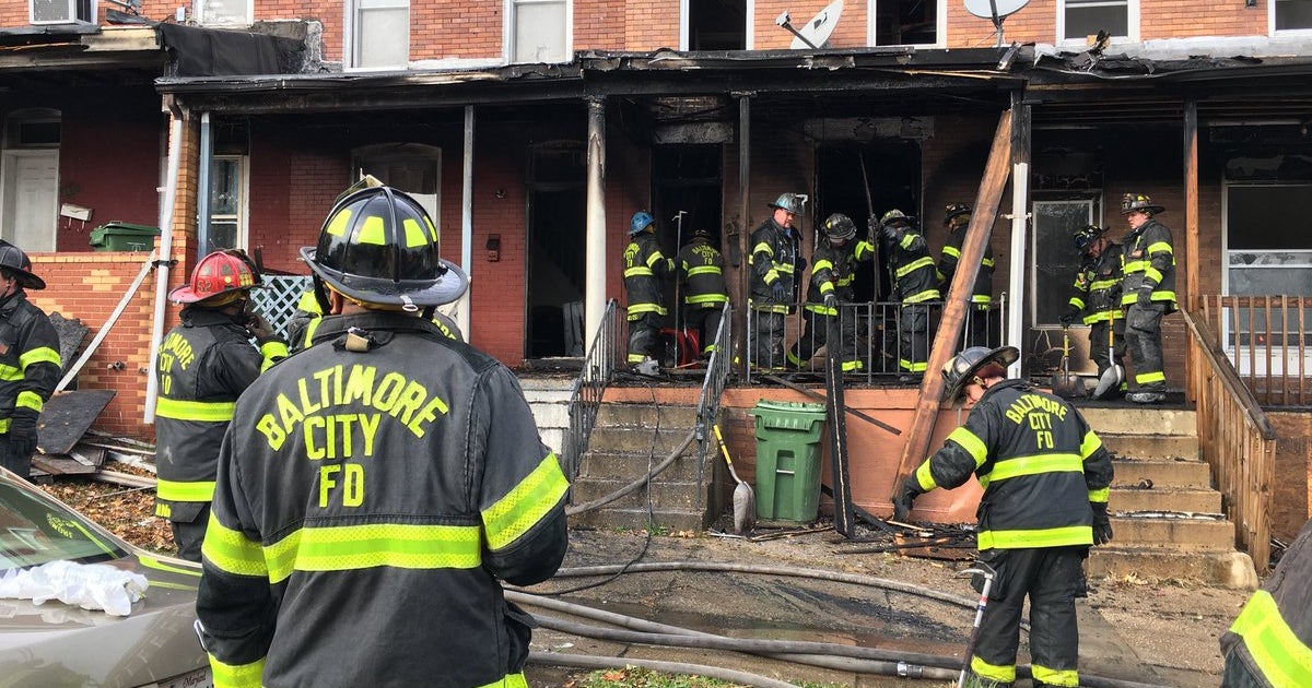 Woman Injured In Sunday Afternoon Rowhome Fire - CBS Baltimore