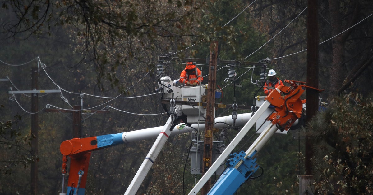 Pg E Restores Power To Customers Able To Receive It In Paradise Cbs
