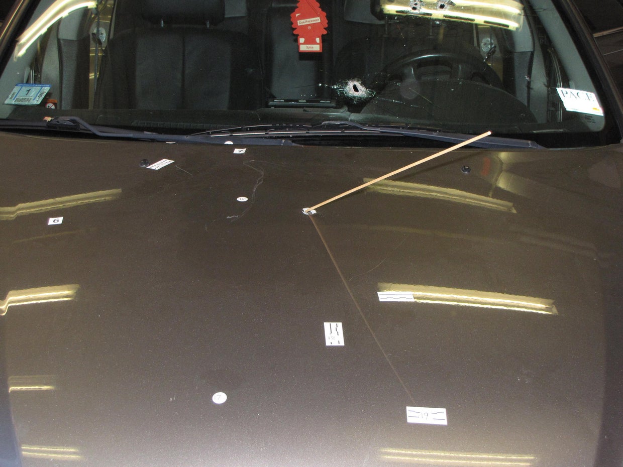 Evidence photos from the police shooting of Danroy "DJ" Henry Jr.