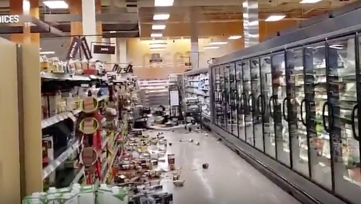 Alaska earthquake and aftershocks