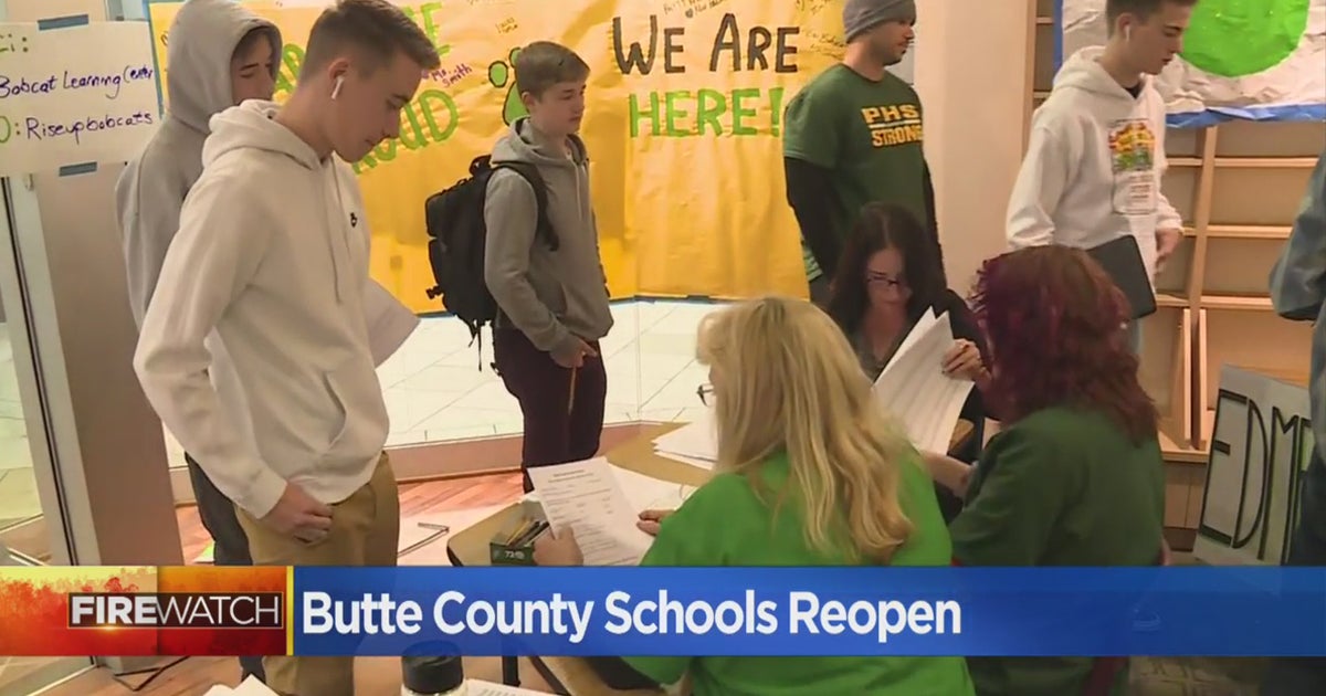 Children Return To School 3 Weeks After Camp Fire - CBS Sacramento