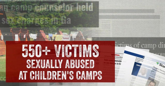 Hundreds of sexual abuse cases reported at children's camps across the ...