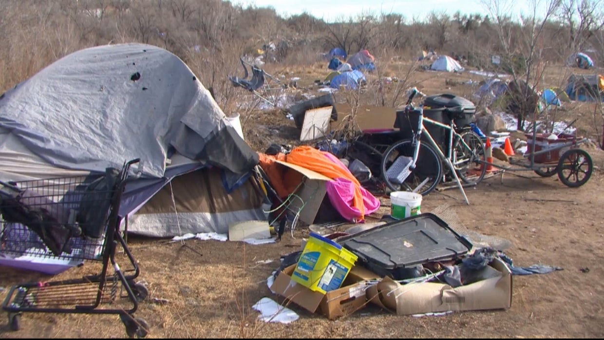Large Homeless Camp To Be Cleared After 2 Week Warning - CBS Colorado