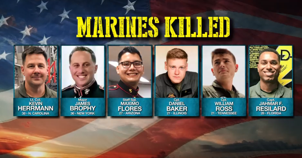 Military plane crash: U.S. military identifies 5 Marines declared dead ...