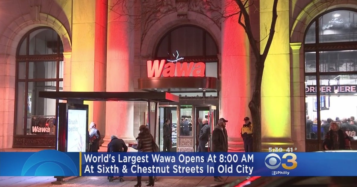 World's Largest Wawa Opens In Old City - CBS Philadelphia