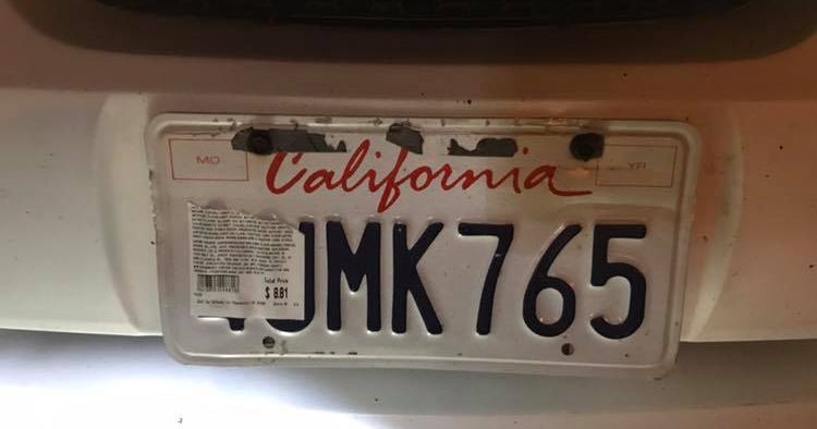 CHP Impounds Car In Marin After Driver Covers Plates With Safeway ...