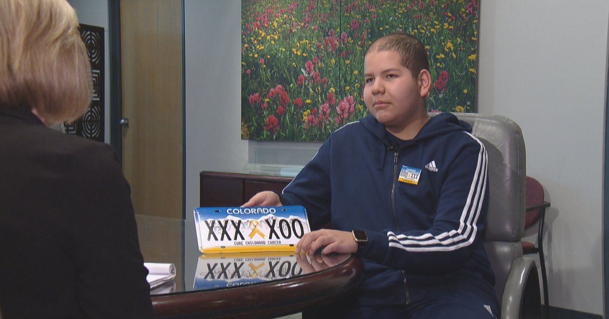 New License Plate Drives People To Fund Childhood Cancer Research - CBS ...