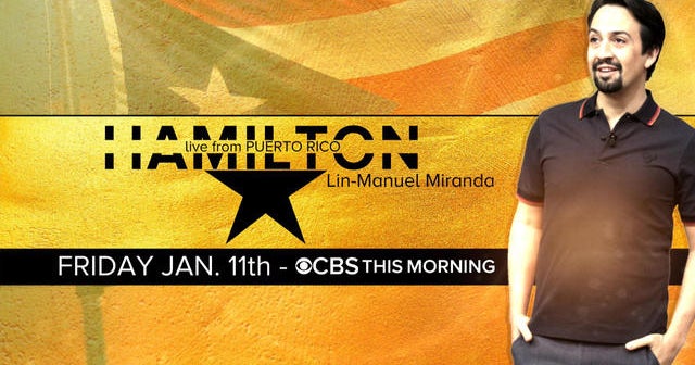 Lin-Manuel Miranda to join "CBS This Morning" live from Puerto Rico on ...