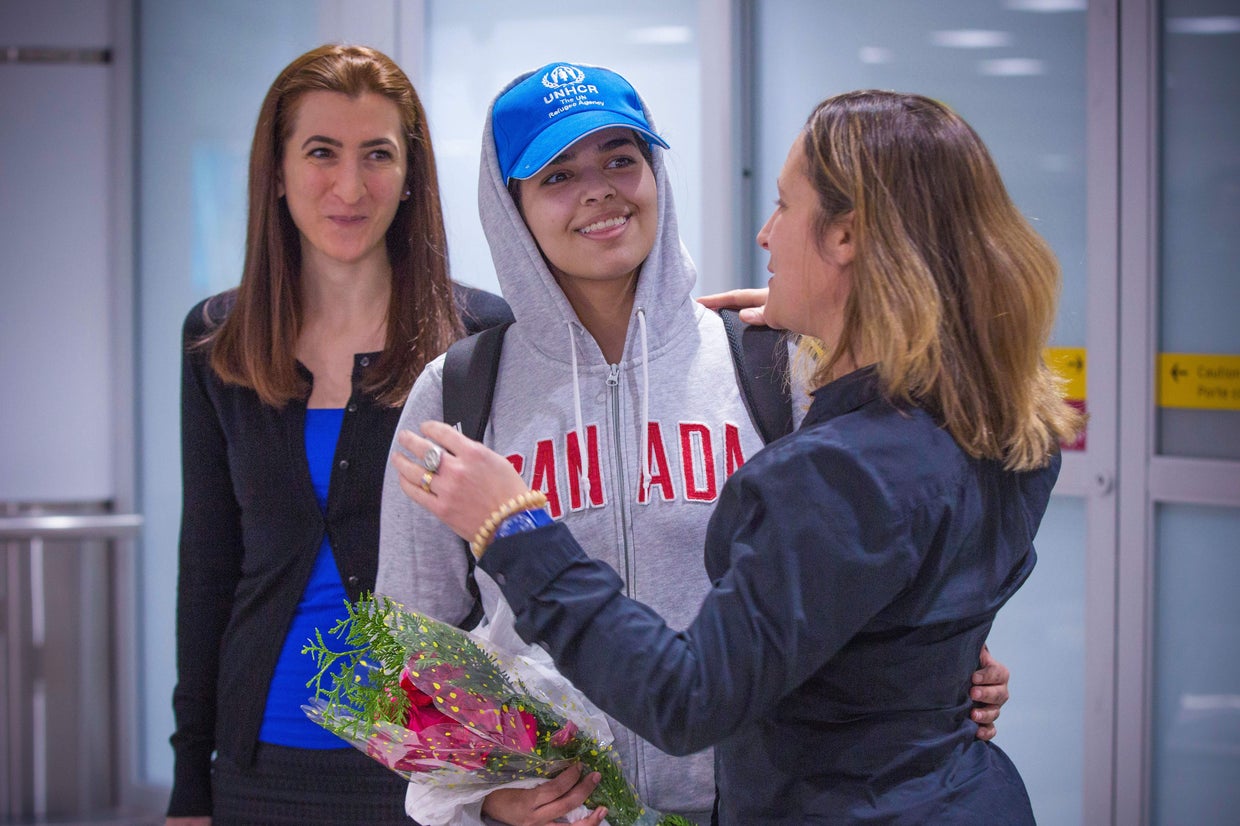 Saudi woman who barricaded herself in hotel in asylum bid arrives in ...