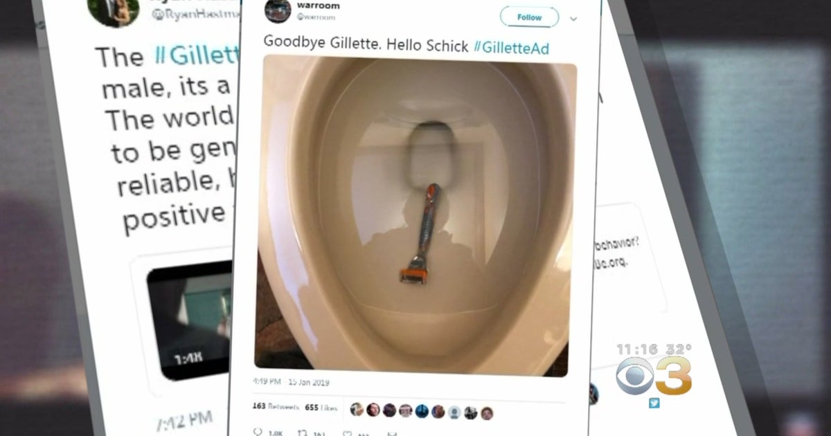 Gillette Facing Backlash Over Masculinity Commercial - CBS Philadelphia