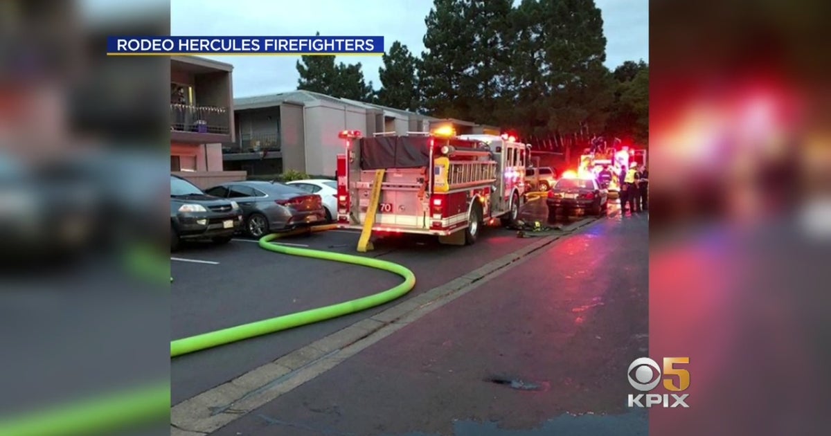Child Hurt Escaping 2-Alarm Apartment Fire In Pinole - CBS San Francisco