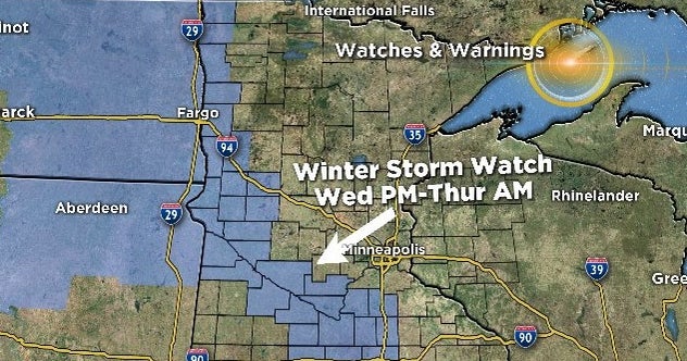 Blizzard Conditions In Store For Parts Of Minnesota - CBS Minnesota