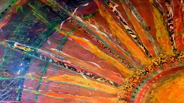 Here comes the sun! "Sunday Morning" sun art