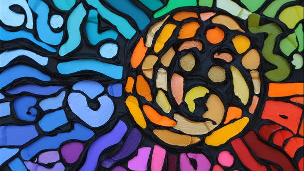 Here comes the sun! "Sunday Morning" sun art