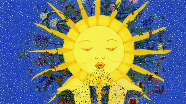 Here comes the sun! "Sunday Morning" sun art