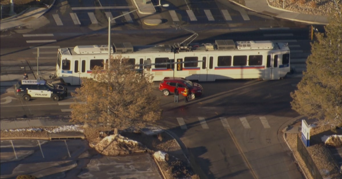 Car Vs. Light Rail Collision Investigated By RTD - CBS Colorado