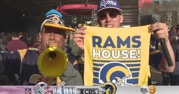 Super Bowl LIII: LA Rams' Fans Out In Full Force In Atlanta - CBS Los ...