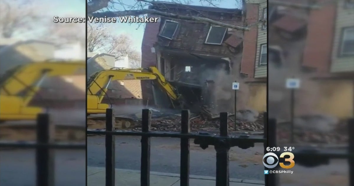 Homeowners Questioning Collapse Of 2 Homes In Fishtown - CBS Philadelphia