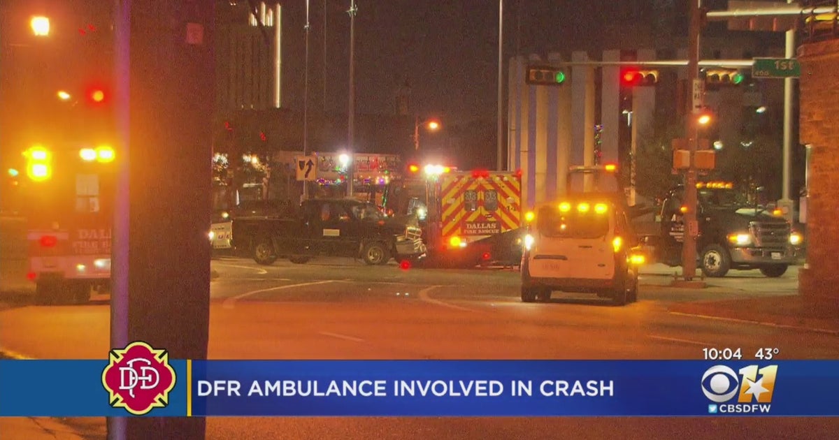 Dallas Fire-Rescue Ambulance And Truck Involved In Accident With ...