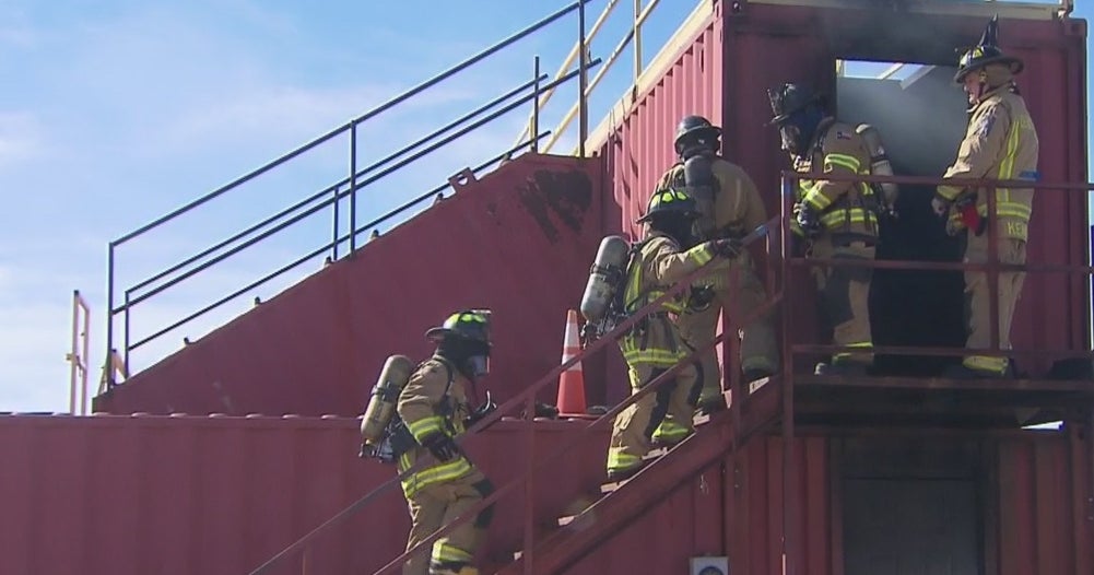 Denton Firefighters Put To Use New Training Facility - CBS Texas