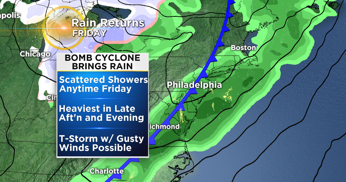 Philadelphia Weather: Bomb Cyclone To Bring Gusty Storms Friday, Ahead ...