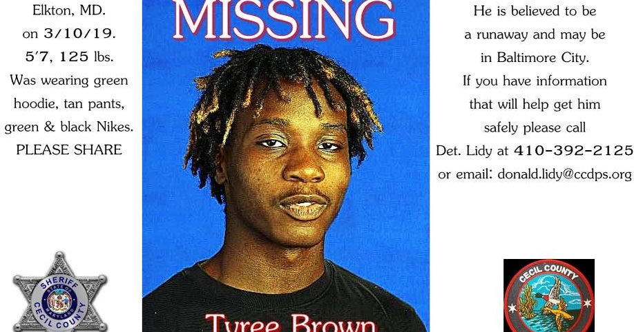Missing Cecil County Teen Could Be Hiding In Baltimore - CBS Baltimore