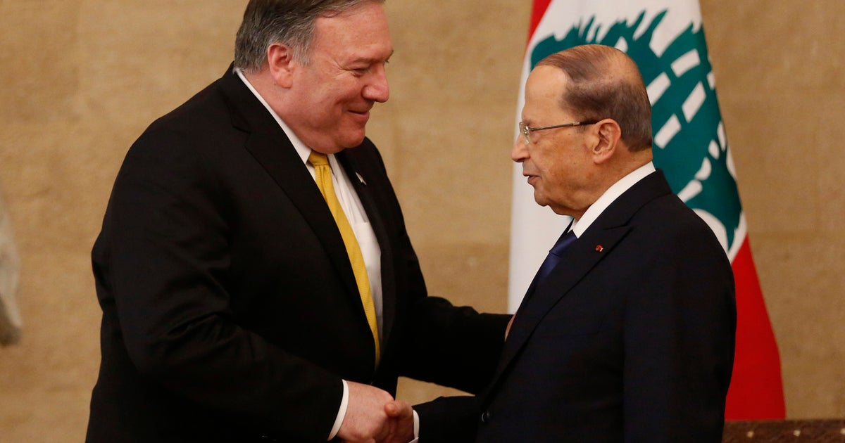 Pompeo says no double standard in Trump's Golan Heights decision - CBS News