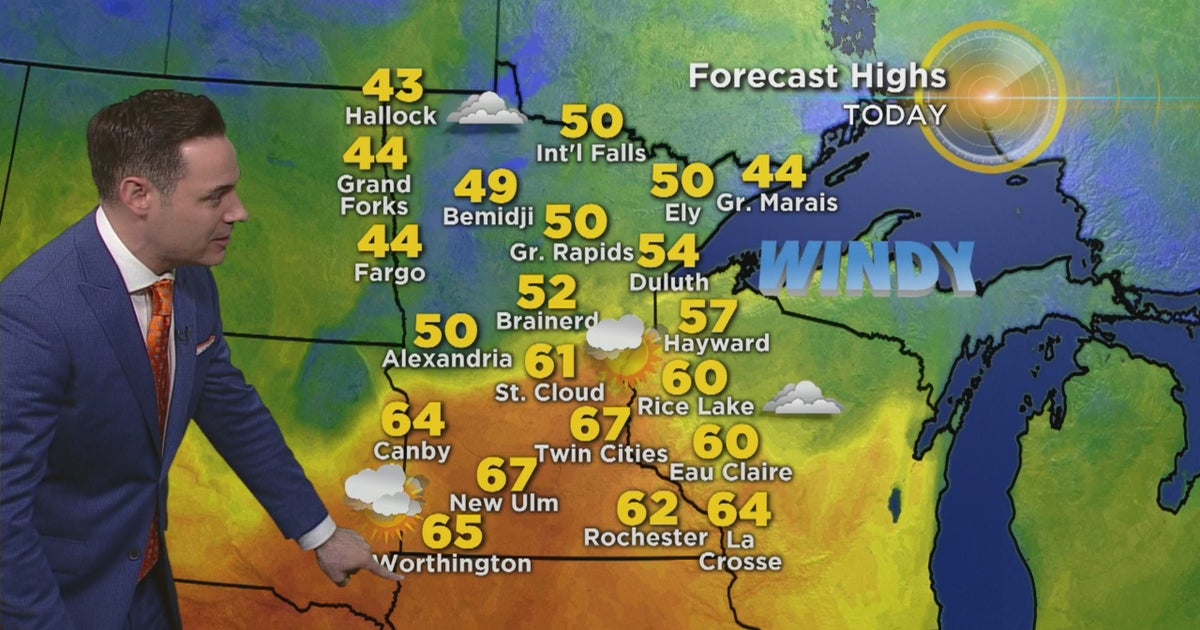 Minnesota Weather: Warm Winds To Push Temperatures Into The 60s - CBS ...