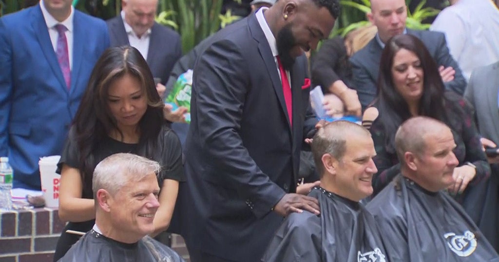 Baker Gets Head Shaved For Cancer Research While Ortiz Plays Barber ...