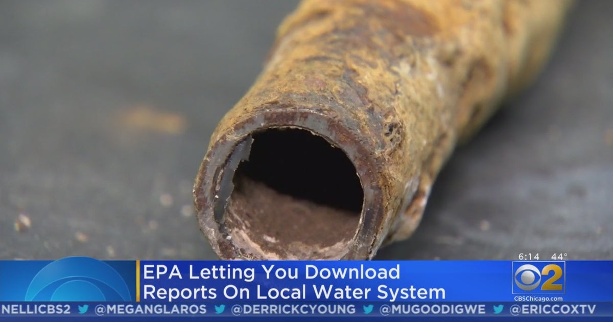 EPA Now Lets You Download Reports On Local Water System - CBS Chicago
