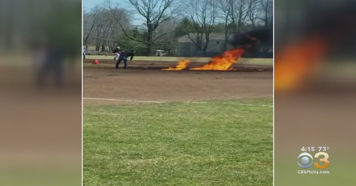 WATCH: Connecticut Baseball Field Doused With 25 Gallons Of Gasoline ...