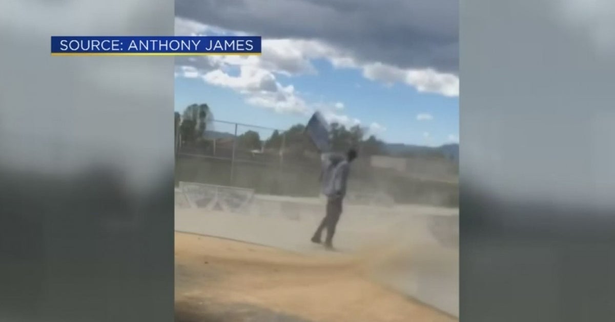 Caught On Camera: Dust Devil Tears Through Skate Park - Good Day Sacramento