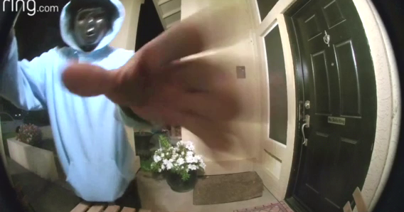 Masked Thief Caught On Camera Stealing Ring Doorbell Camera Good Day
