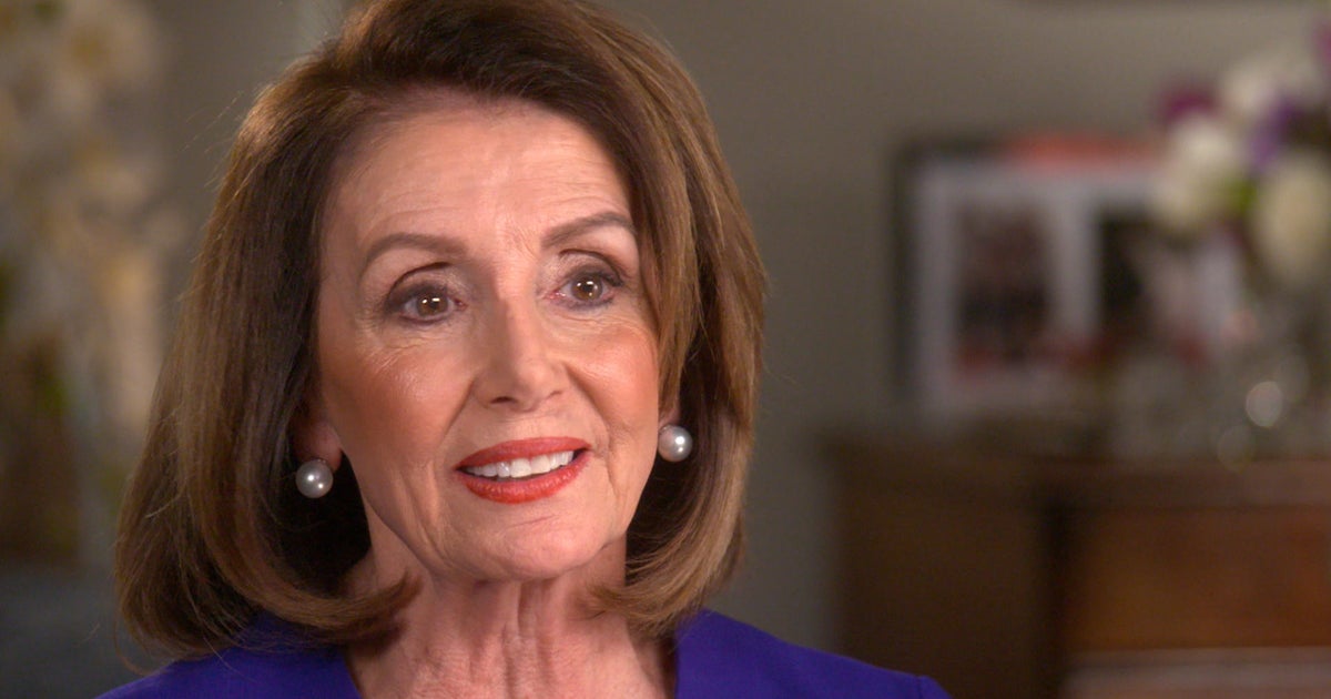 Speaker of the House Nancy Pelosi: The 2019 "60 Minutes" interview ...