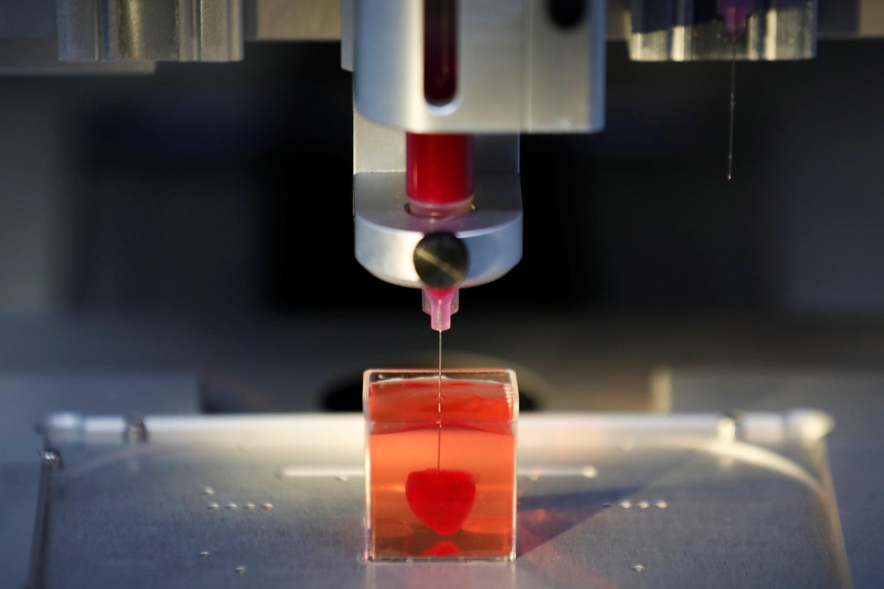 3D-printed heart a potential breakthrough in making human organs - CBS News