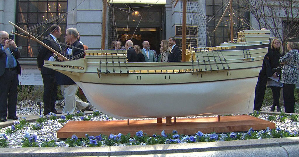 Mayflower Replica Unveiled Ahead Of 400th Anniversary - CBS Boston