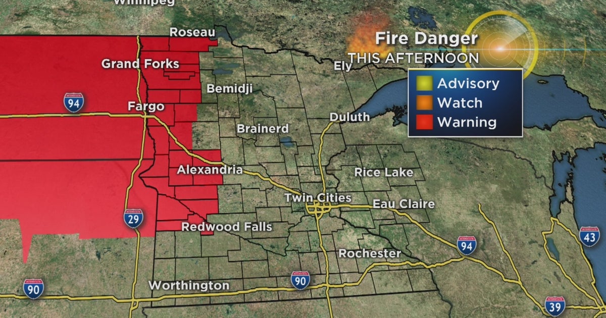 Minnesota Weather: Red Flag Warning For Extreme Western Minnesota - CBS ...