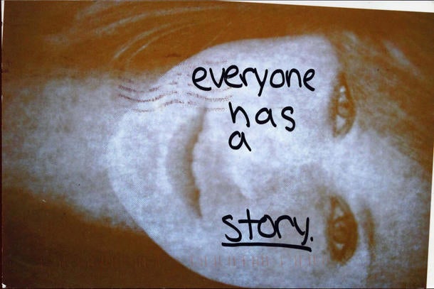 Private secrets shared via postcard