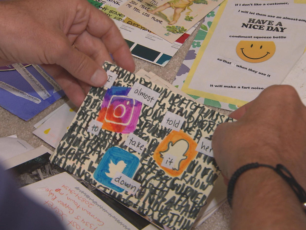 Private secrets shared via postcard