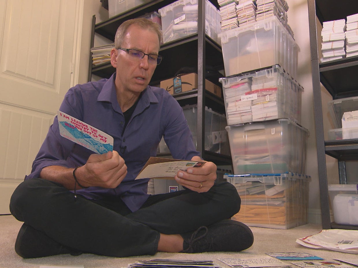 Private secrets shared via postcard