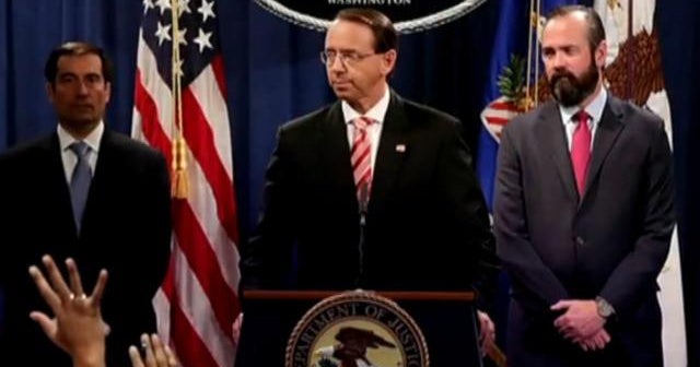 Rod Rosenstein hands in resignation letter Monday - CBS News