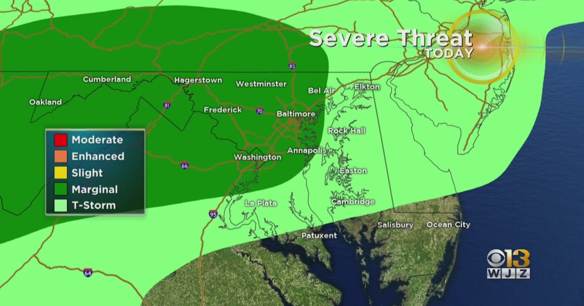 Maryland Weather: Severe Thunderstorms, Flash Flooding Possible Friday ...