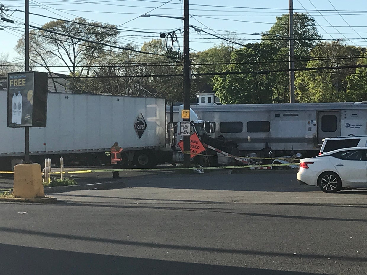 Closer Look: Scene Of LIRR Crash Into Tractor-Trailer Rig