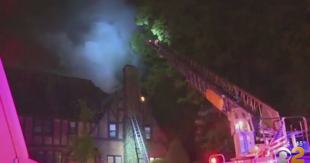 Firefighter Injured Battling Overnight Blaze In Montclair, N.J. - CBS ...